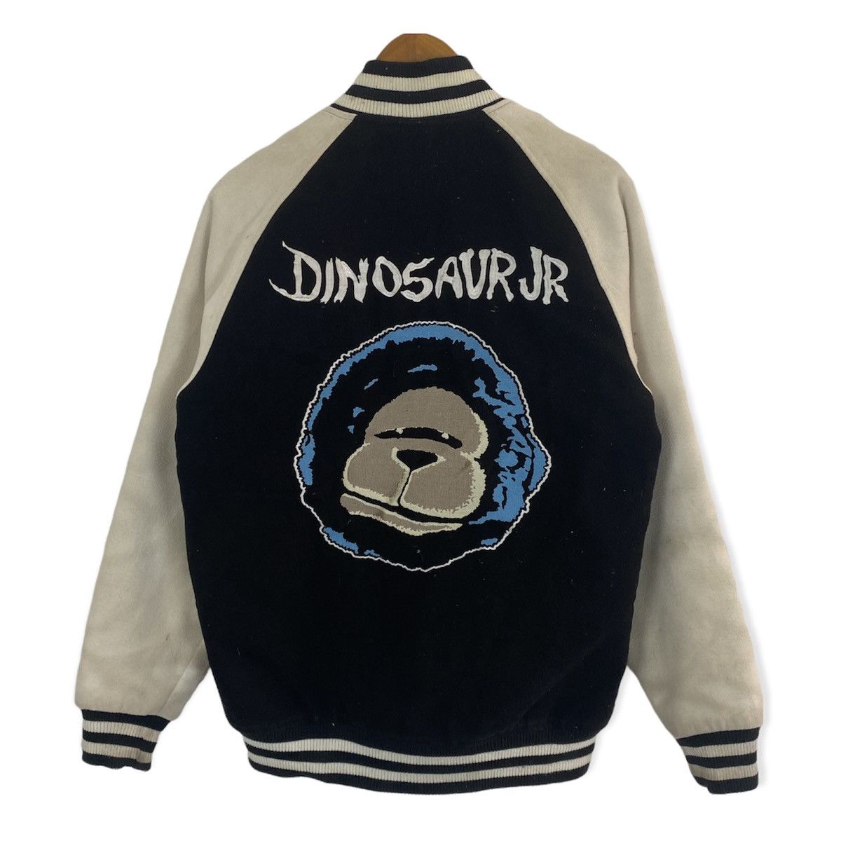 Japanese Brand Mnwka x Dinosaur jr varsity jacket | Grailed