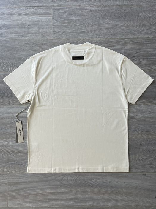 Fear of God Fear of God Essentials Eggshell T-Shirt | Grailed