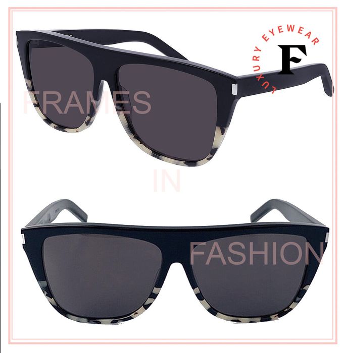 Yves Saint Laurent Saint Laurent Ysl Sl1 026 Black Rectangular Sunglasses Sl 1 Grailed
