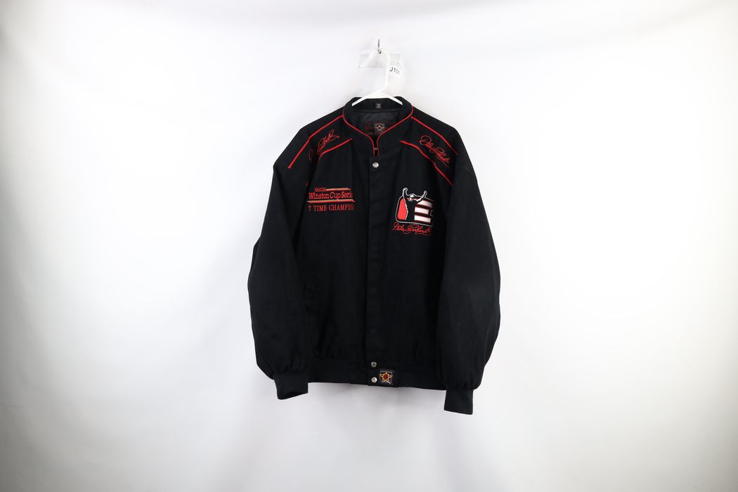Vintage Vintage 90s NASCAR Earnhardt Racing Pit Crew Jacket Black | Grailed