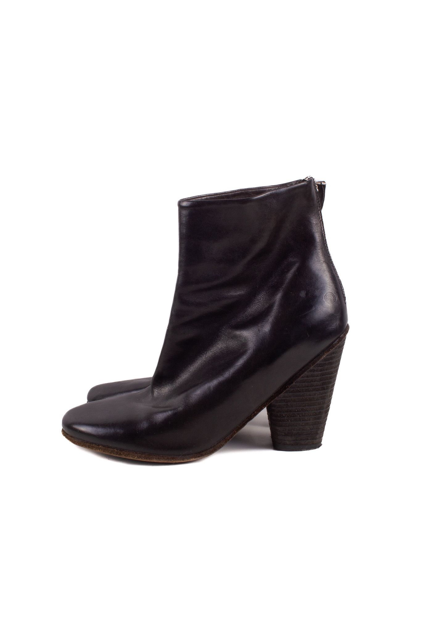 Marsell MARSELL BLACK LEATHER BOOTIES | Grailed