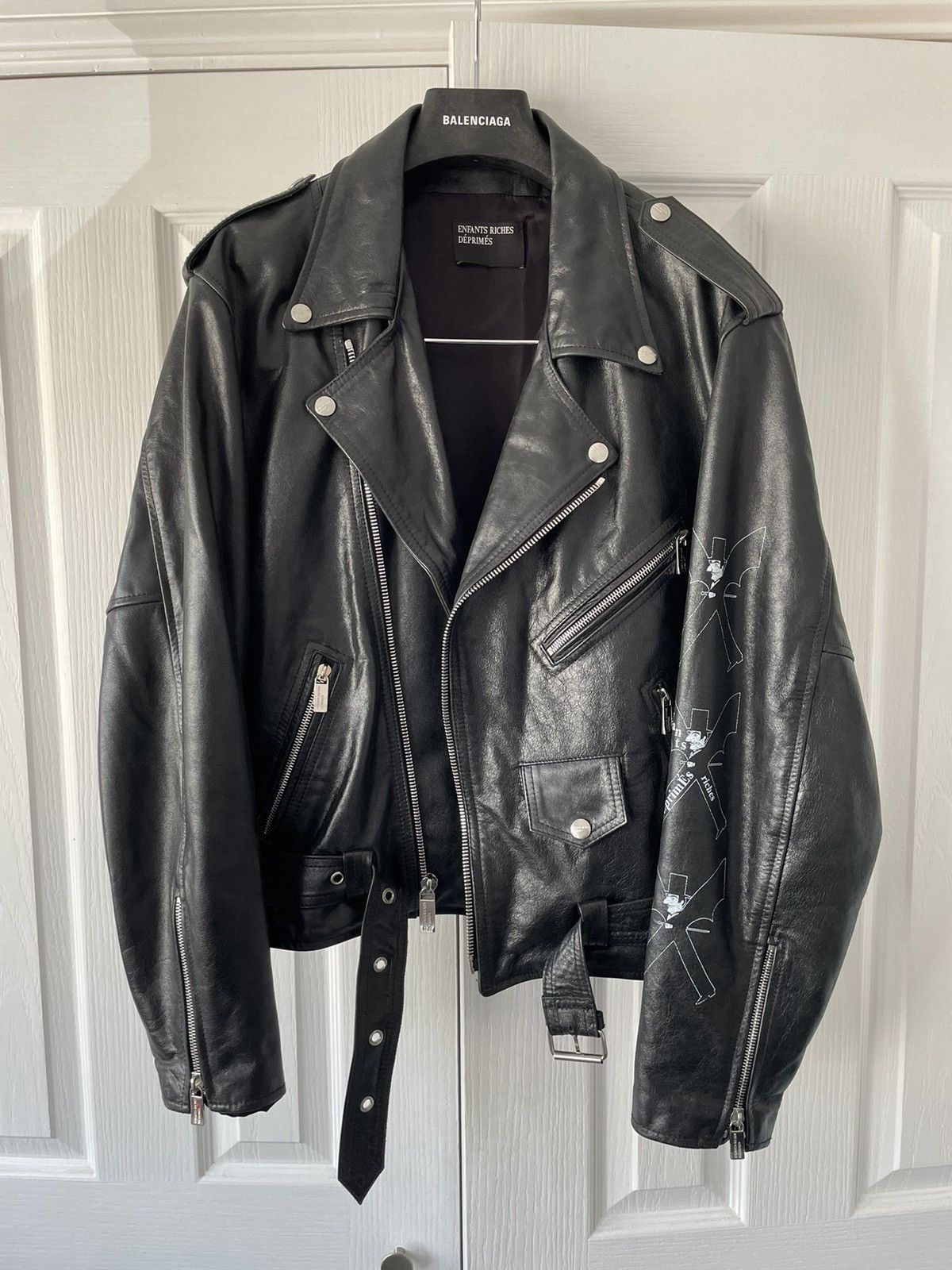 Enfants Riches Deprimes ERD LEATHER MOTO JACKET | Grailed