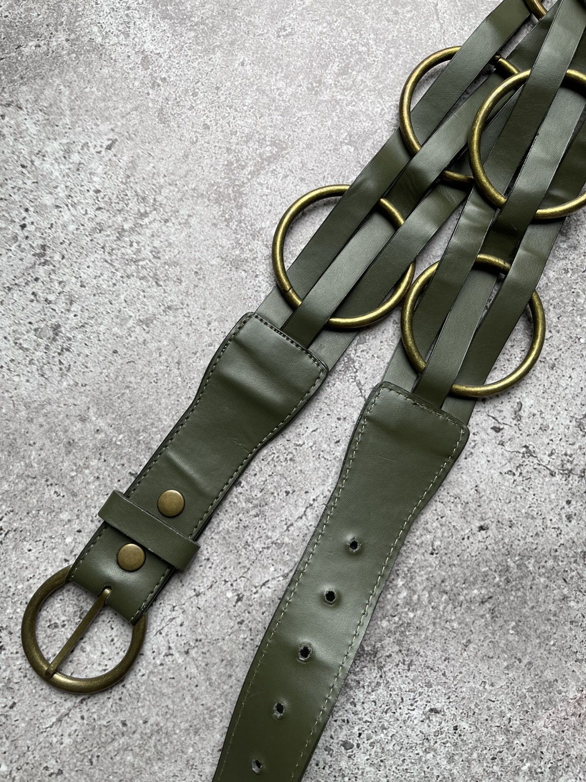 Vintage Vintage Metal Rings Belt | Grailed