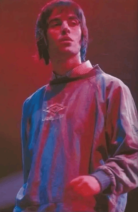 Umbro Liam Gallagher Oasis Maine Road Umbro Pro Training Drill Top ...