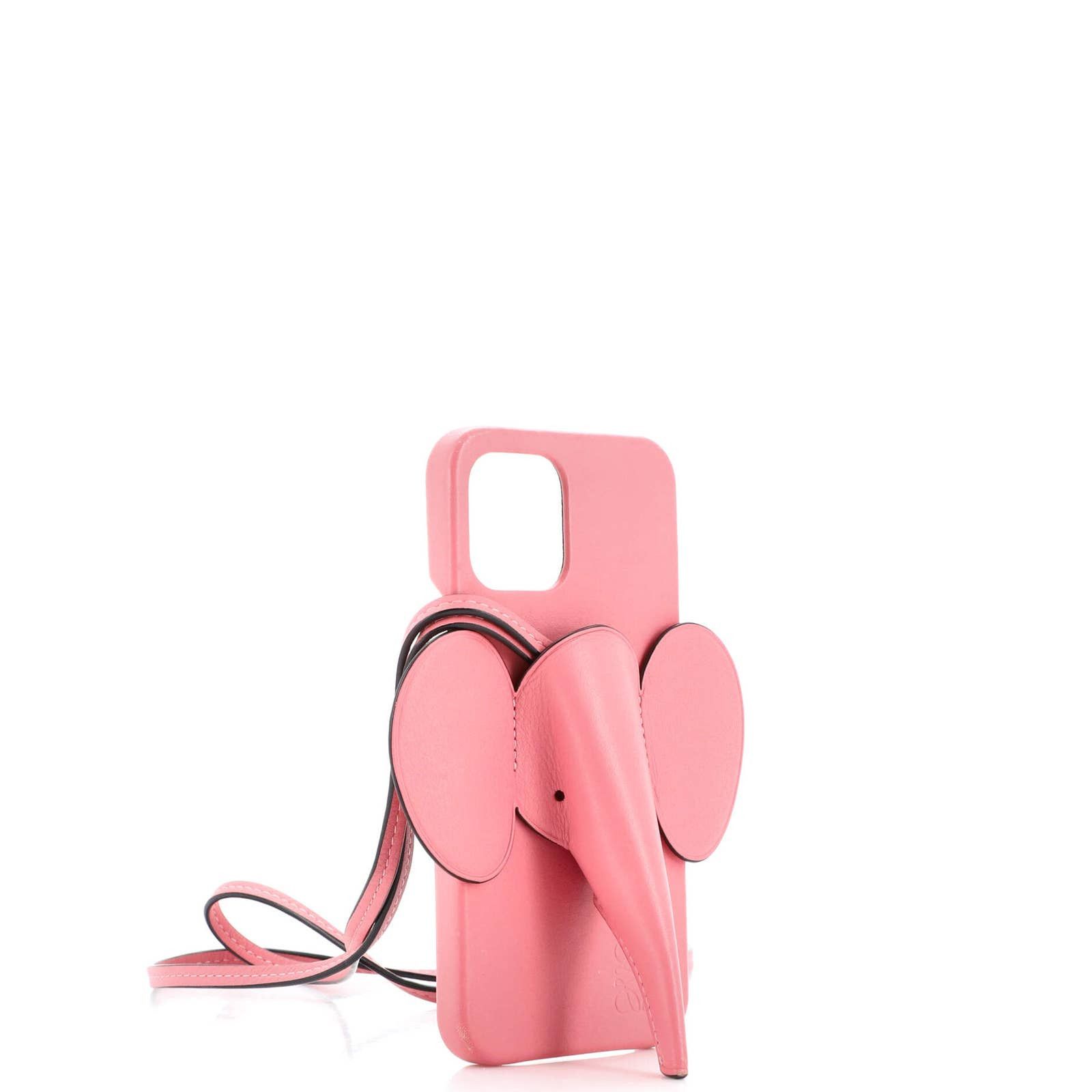 Loewe Elephant Lanyard Phone Case Leather iPhone 12 Pro Max | Grailed
