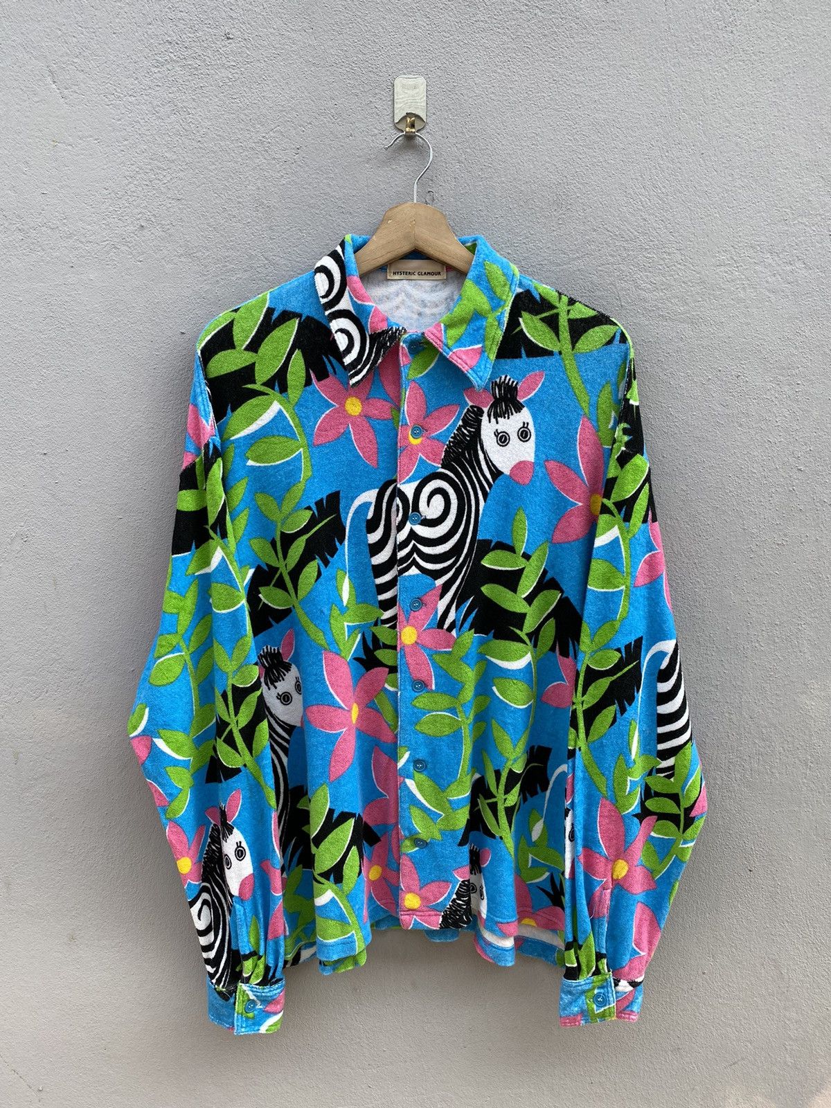 Vintage 💥rare💥vintage Hysteric Glamour X Art Zebra Floral Fleece Grailed