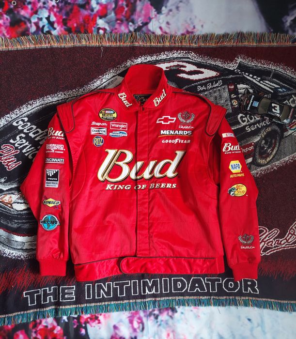 Chase Authentics Dale Earnhardt Jr Budweiser Nascar Jacket | Grailed