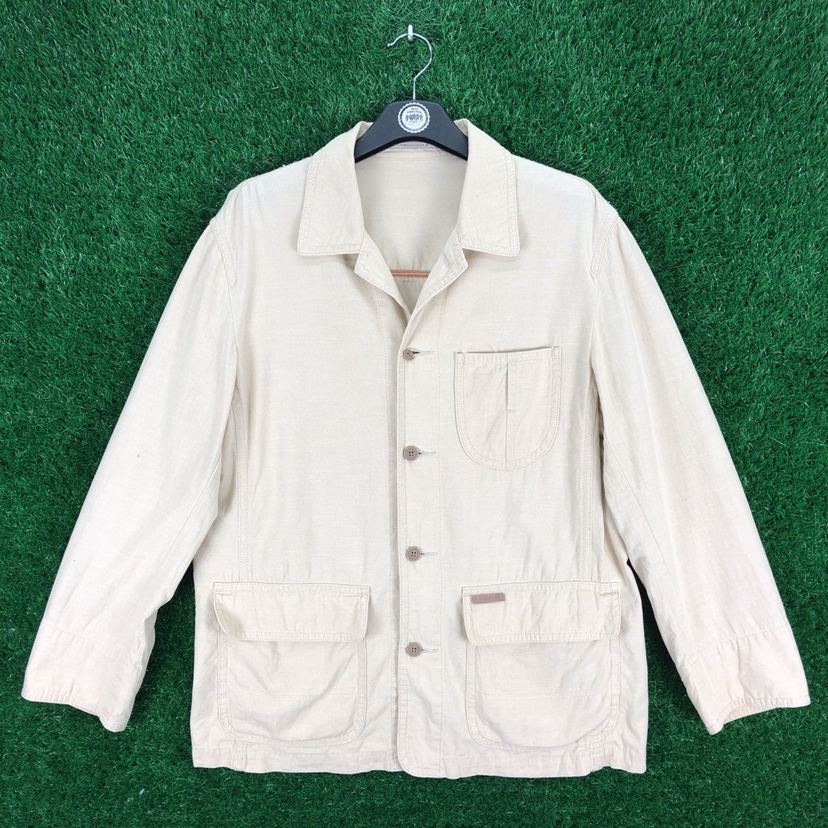 Japanese Brand × Vintage × Workers Vintage 90's Chore Jacket Workwear ...