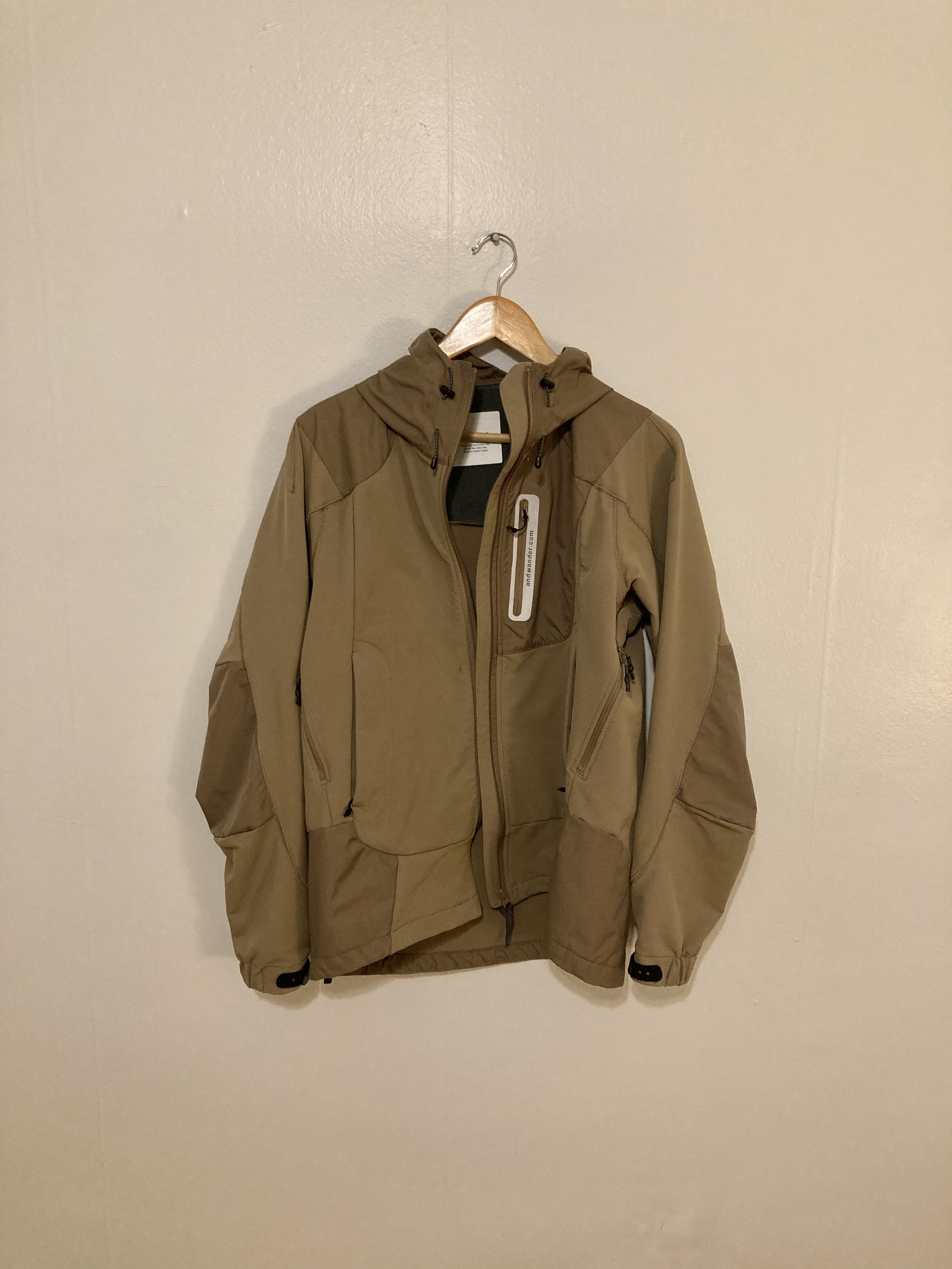 And Wander Stretch Shell Raincoat | Grailed