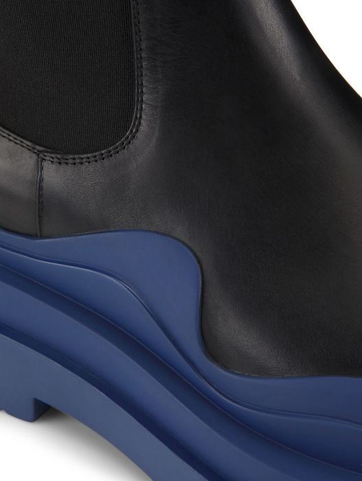 Bottega Veneta Contrast-Sole Leather Tire Boots | Grailed