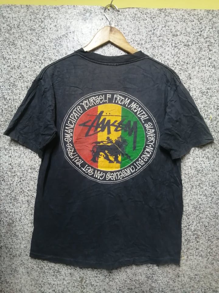 Streetwear × Stussy × Vintage VINTAGE 90’S STUSSY FEELIN IRIE SUNFADED ...