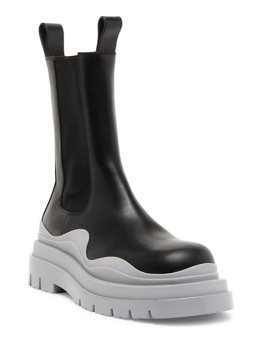 Bottega Veneta Contrast-Sole Leather Tire Boots | Grailed