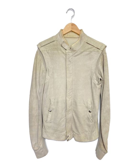 Rick Owens SS08 'Creatch' F1 Leather Jacket in Pearl | Grailed
