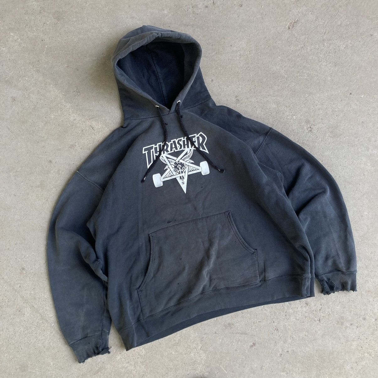 Avant Garde × Hysteric Glamour × Thrasher Vtg boxy hoodie Thrasher ...