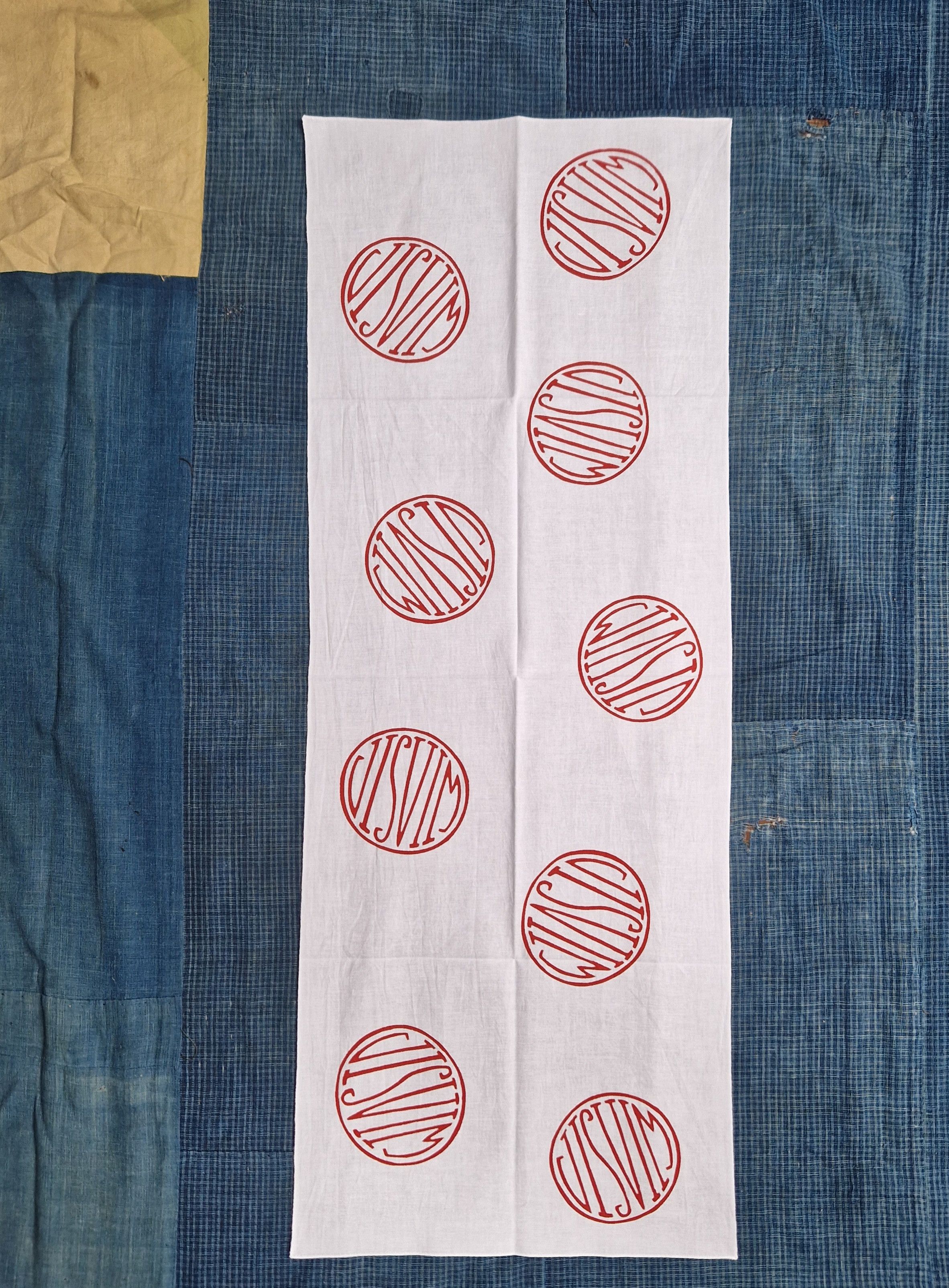 Visvim Logo Tenugui White | Grailed