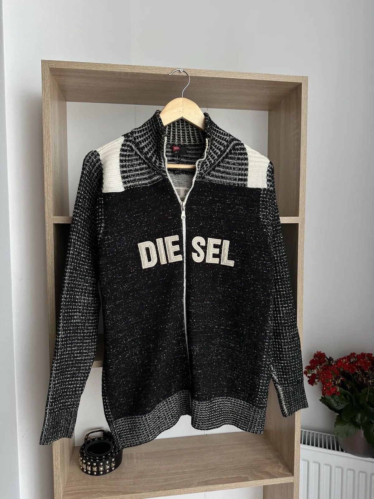 Diesel Vintage Diesel Knit Full zip Sweater | Grailed
