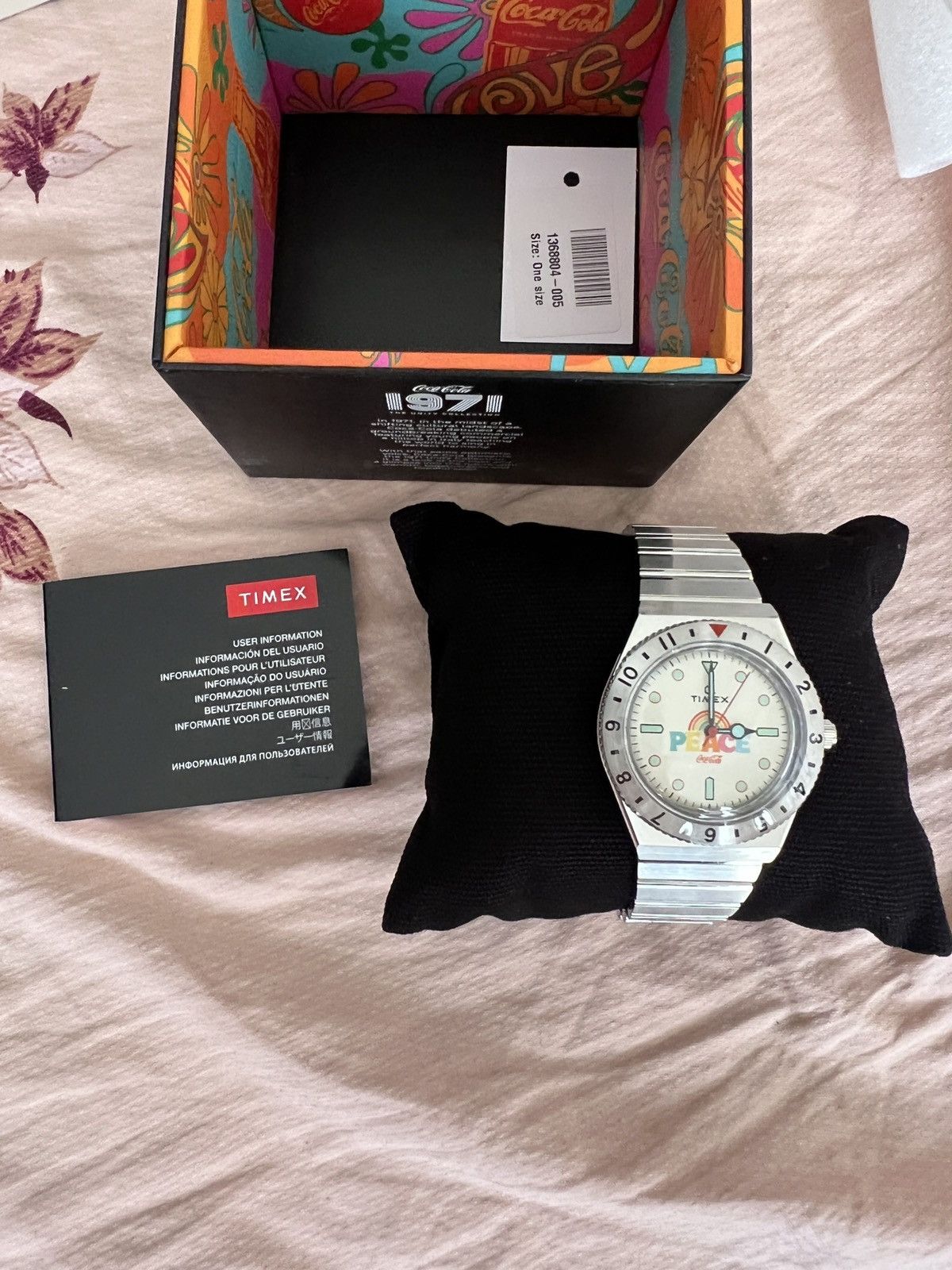 Timex NEW TIMEX + Coca Cola Q Timex 38mm Stainless Steel Watch | Grailed