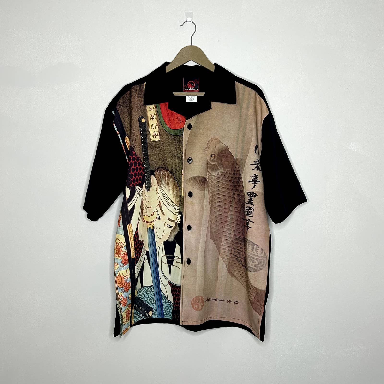 Japanese Brand × Streetwear × Vintage Crazy Vintage Samurai x Koi fish ...