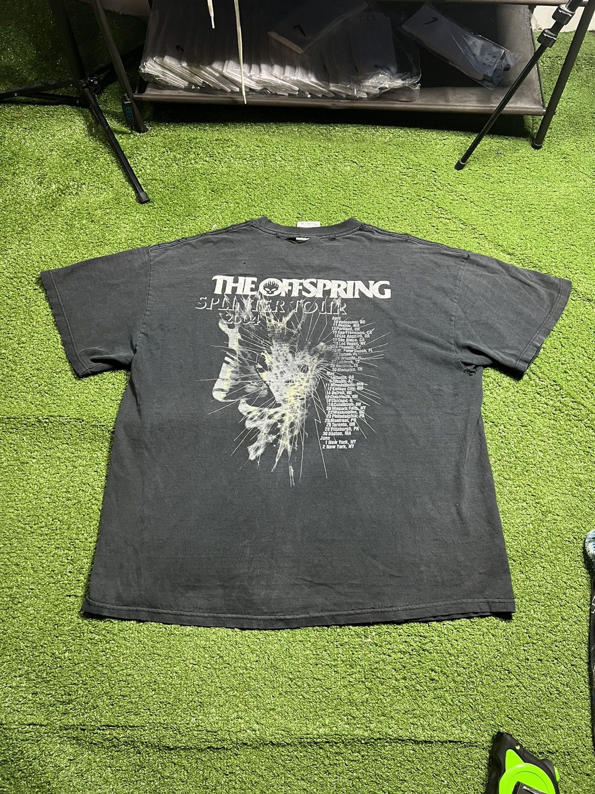 Vintage vintage the offspring splinter tour faded black band shirt ...