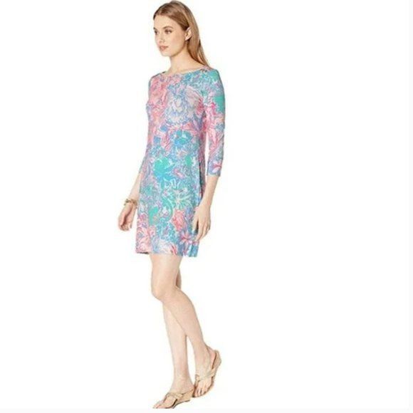 Lilly Pulitzer Lilly Pulitzer Sophie Dress Blue Peri Viva La Lilly