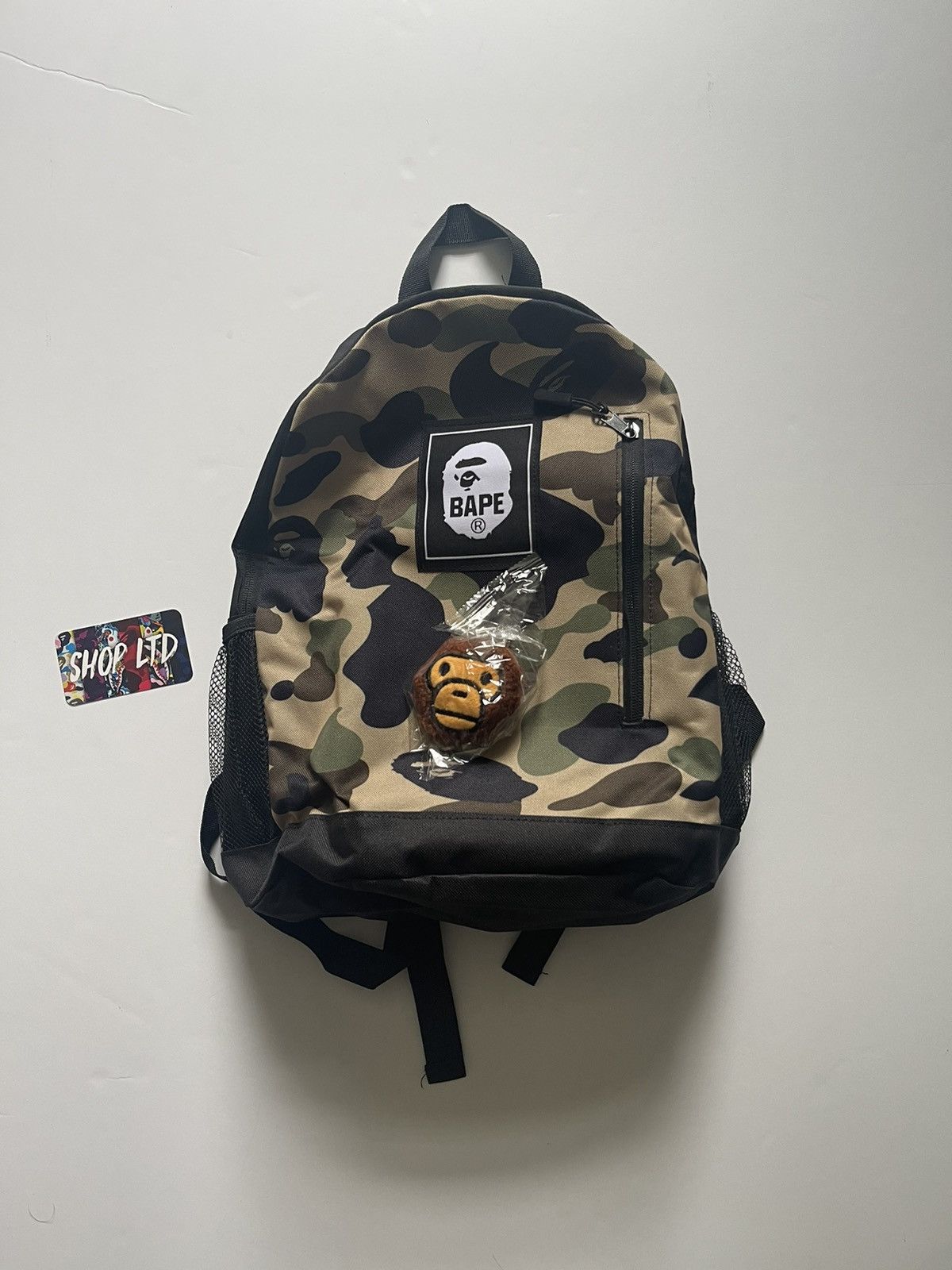 Bape A Bathing Ape Yellow Camo Backpack | Grailed