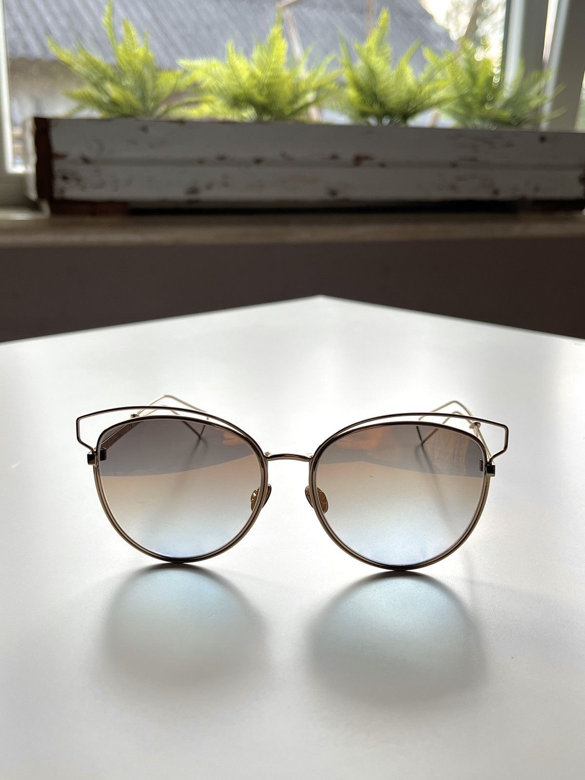 Dior ★ Dior Sideral 2 Cat Eye Oversized Sunglasses ★ Grailed