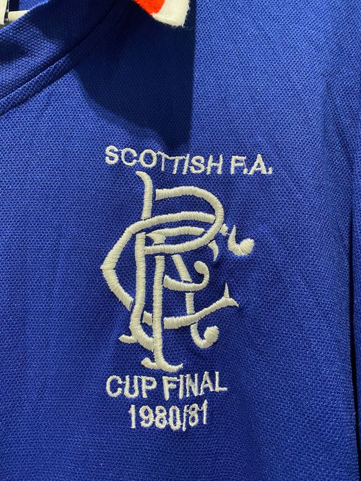 Vintage GLASGOW RANGERS FC Scottish Cup Final 1980 soccer Score Draw ...