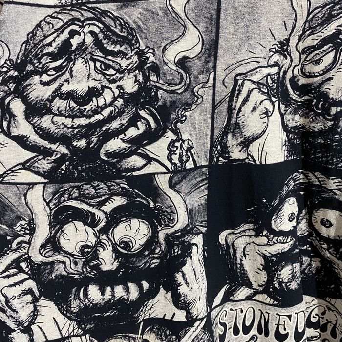 Vintage VERY RARE 🔥 R Crumb Stoned Again VTG 1990s t shirt tee y2k L ...