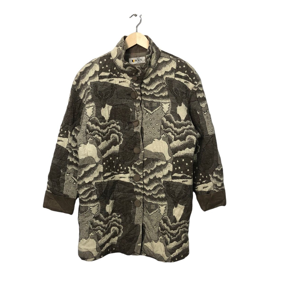 Vintage Vintage Soen Button Ups Full Print Jacket | Grailed