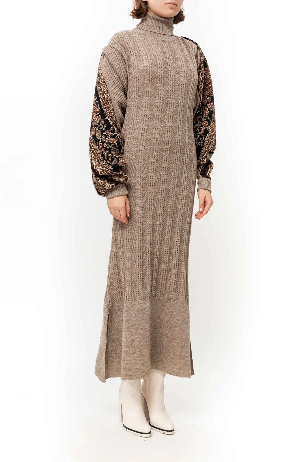 Y/Project RARE Runway Y/Project FW19 Persian Carpet Winged Knit Dress ...