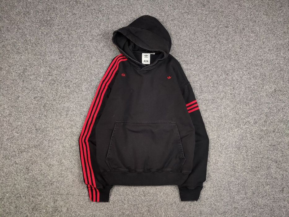 Adidas Adidas Originals x 424 on Fairfax Oversize Hoodie Asymmetric ...
