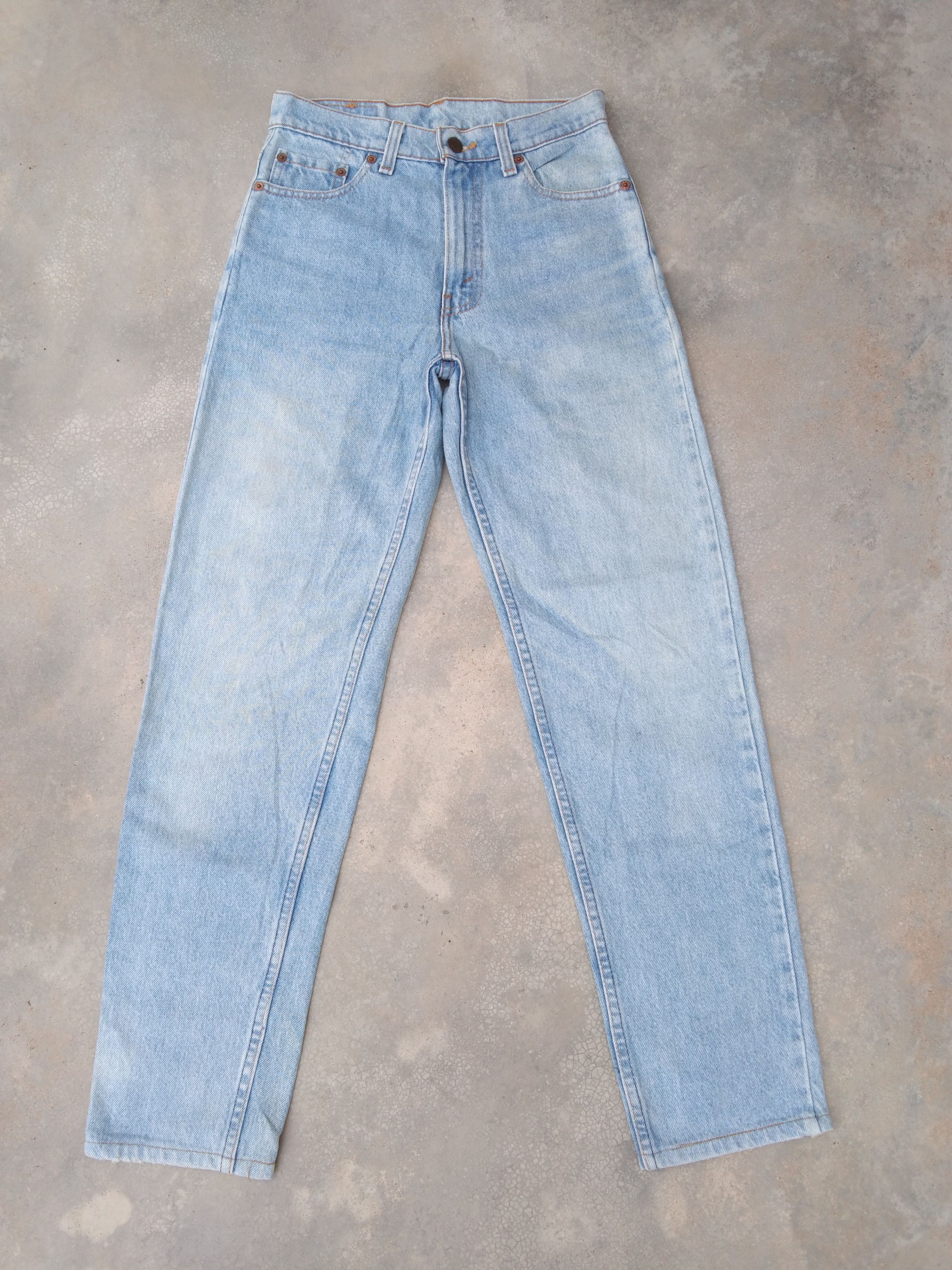 Jean × Levi's × Vintage 90s Vintage Levis Jeans 610 Made In USA Light Wash 27x30 | Grailed