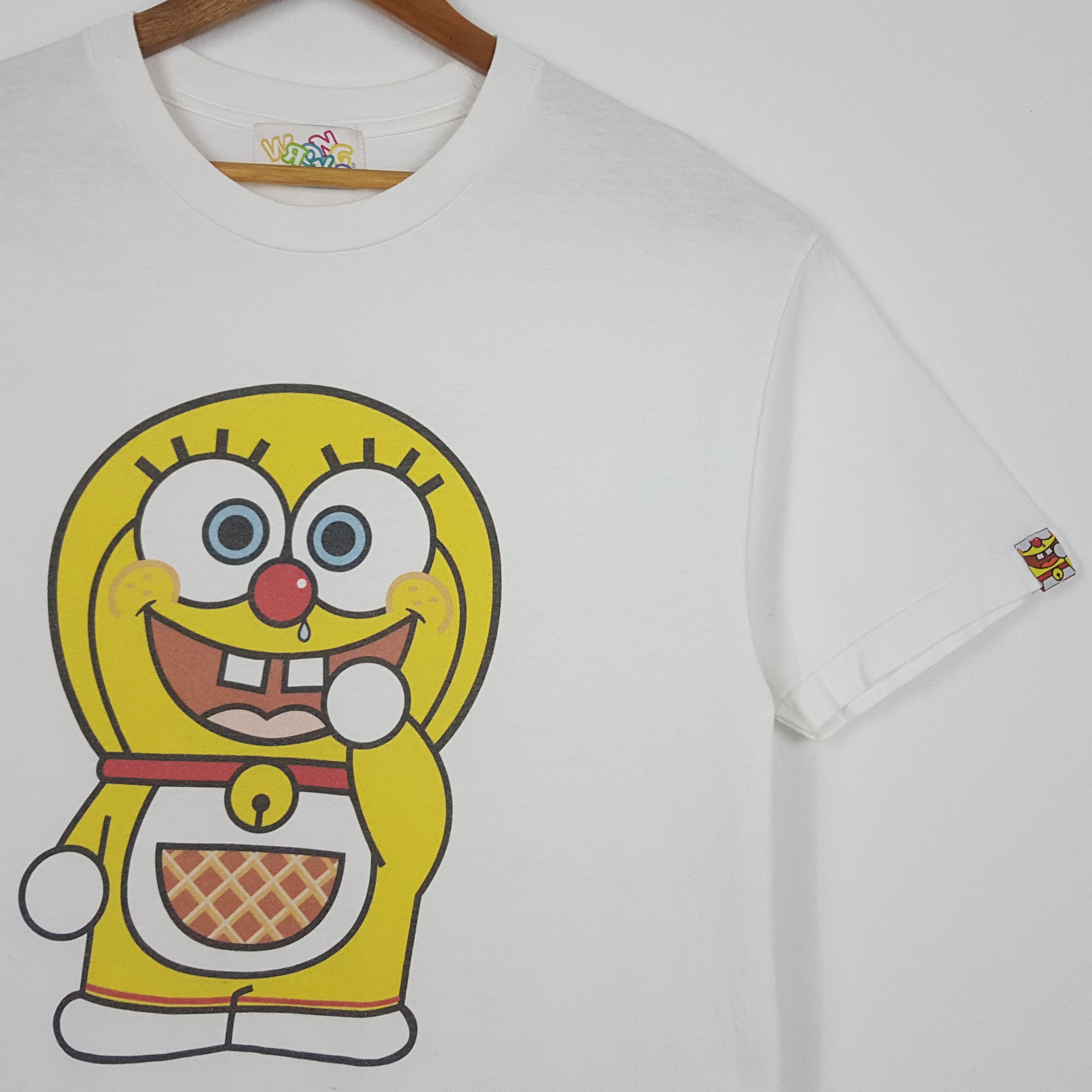 Vintage Vintage SpongeBob Squarepants X Doraemon Parody T-Shirt | Grailed