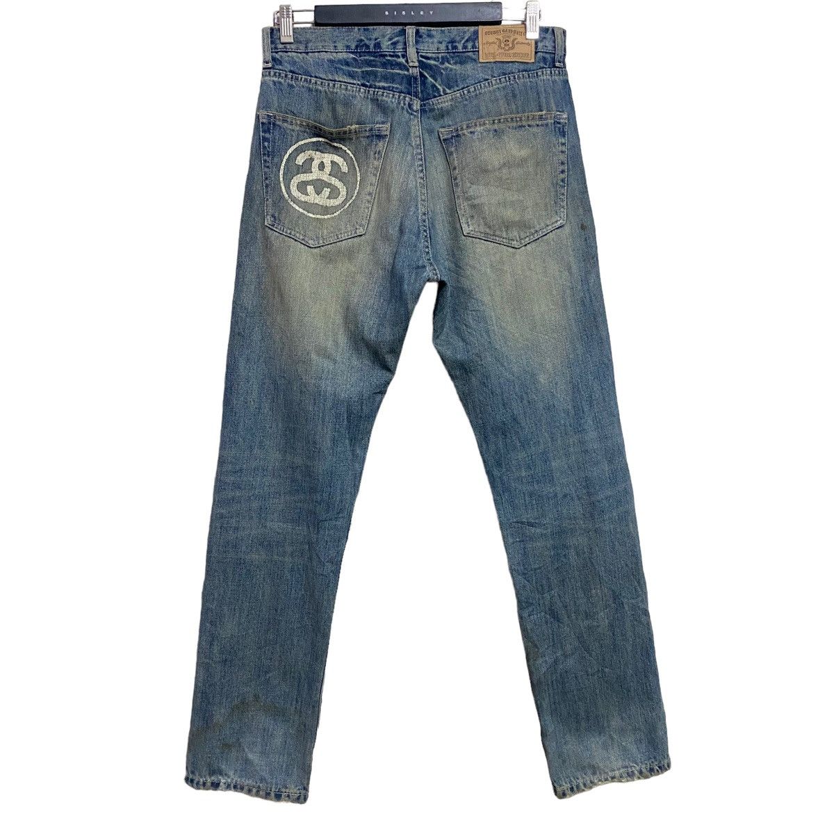 Stussy × Vintage Vintage Stussy Denim Mudwash Jeans Distressed | Grailed
