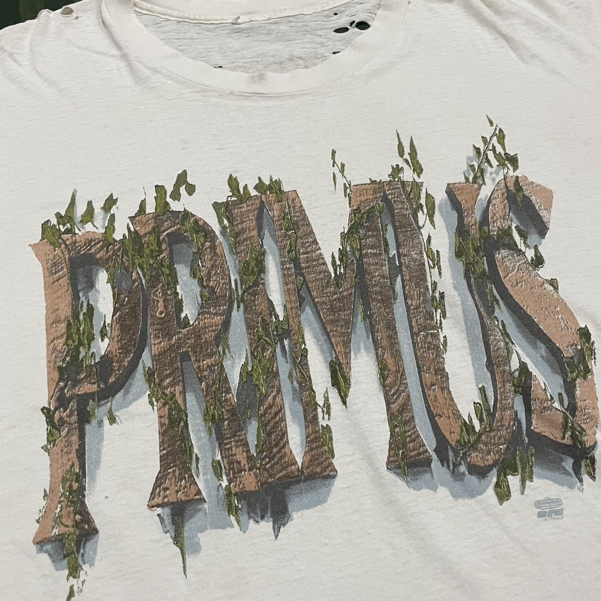 Vintage 90s Primus band tee distressed rock | Grailed