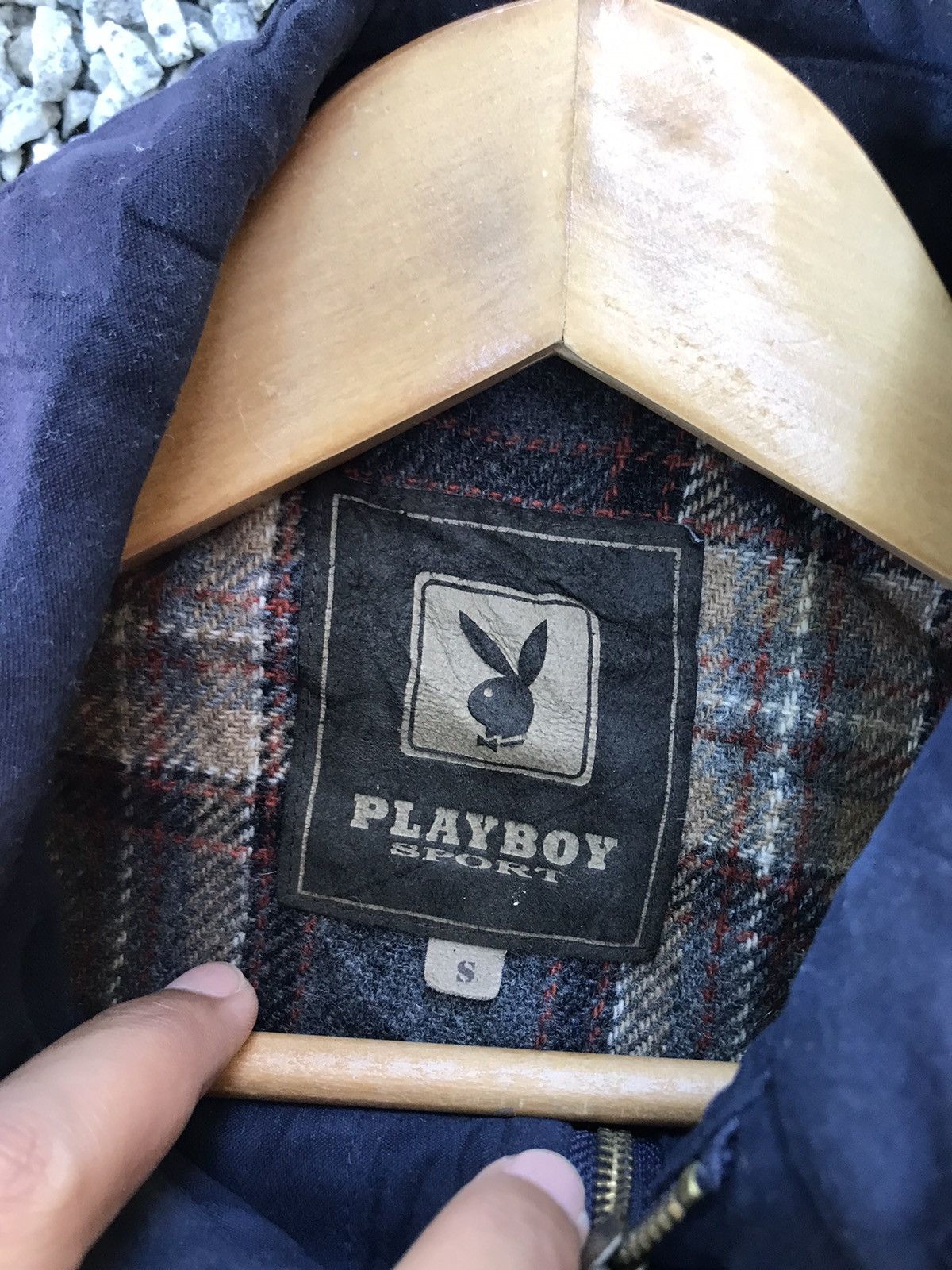 Playboy Vintage Playboy chore Jacket zip up | Grailed