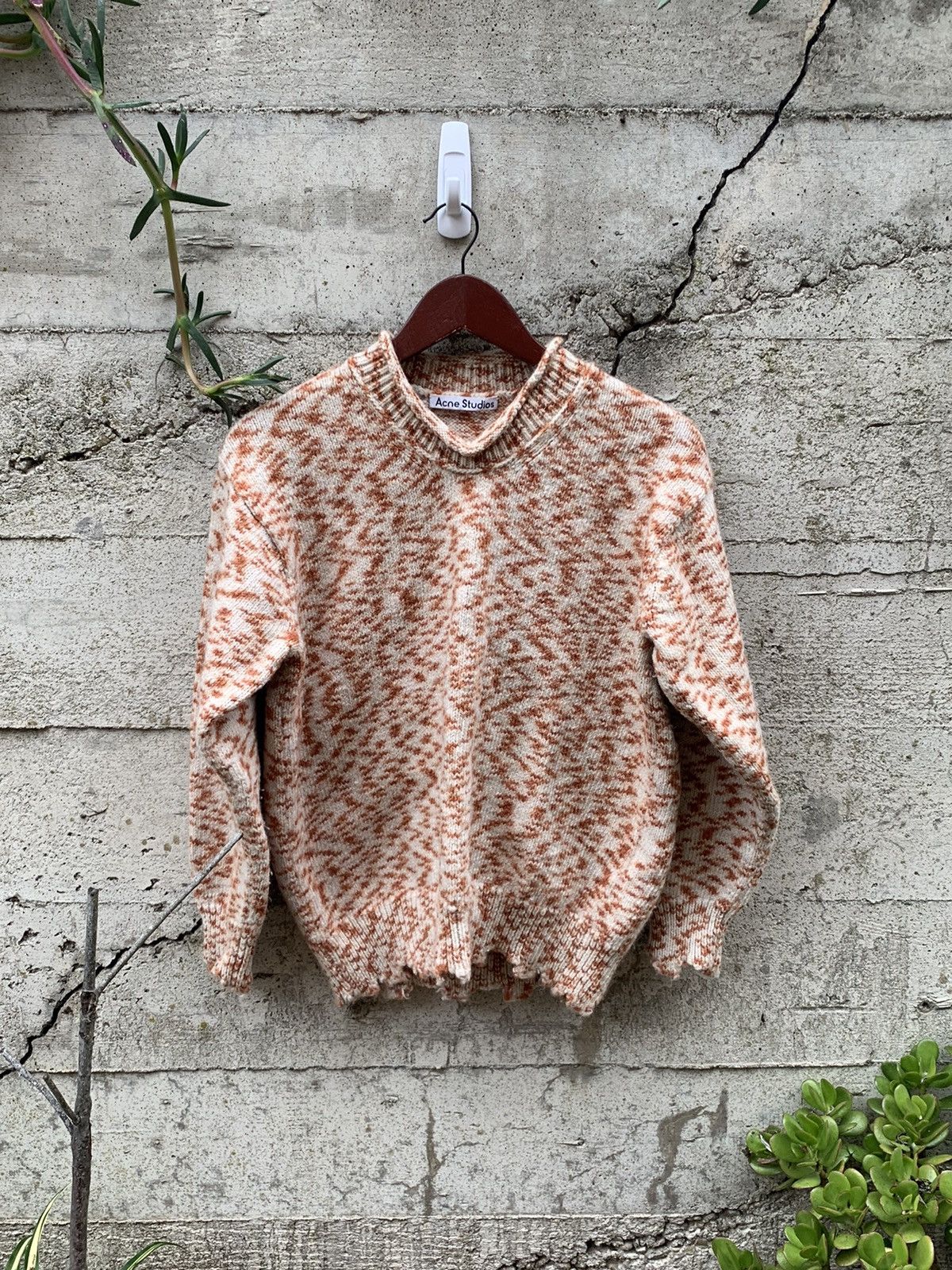 Acne Studios RARE GRAIL Acne Studios raw edge sweater | Grailed