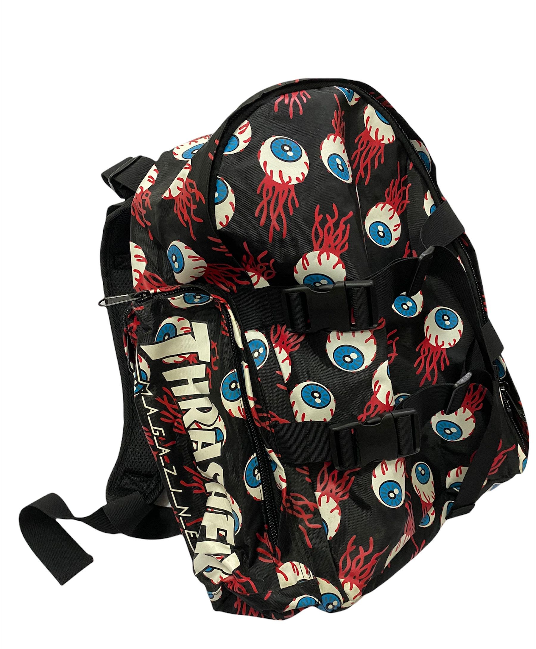 Art Comes First Thrasher X Skate and Destroy Over Print Backpack | Grailed