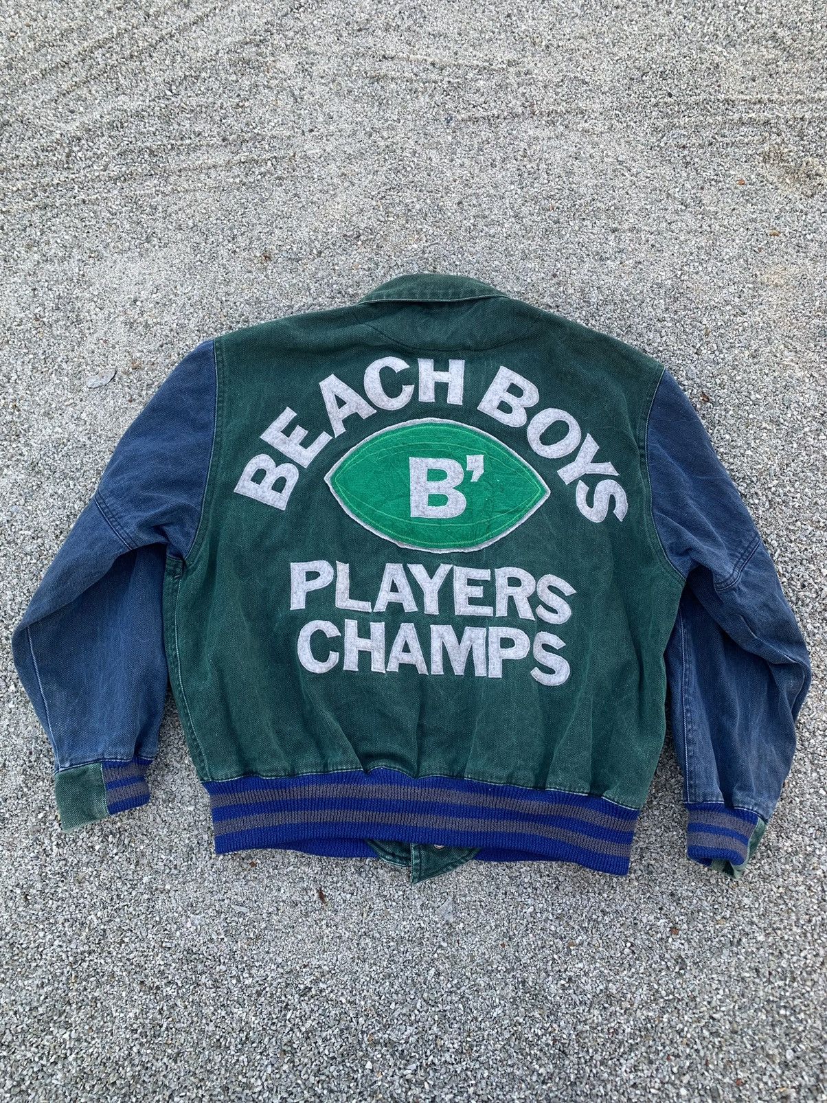 Varsity Jacket × Vintage Vintage Beach Boys Players Champs Varsity ...