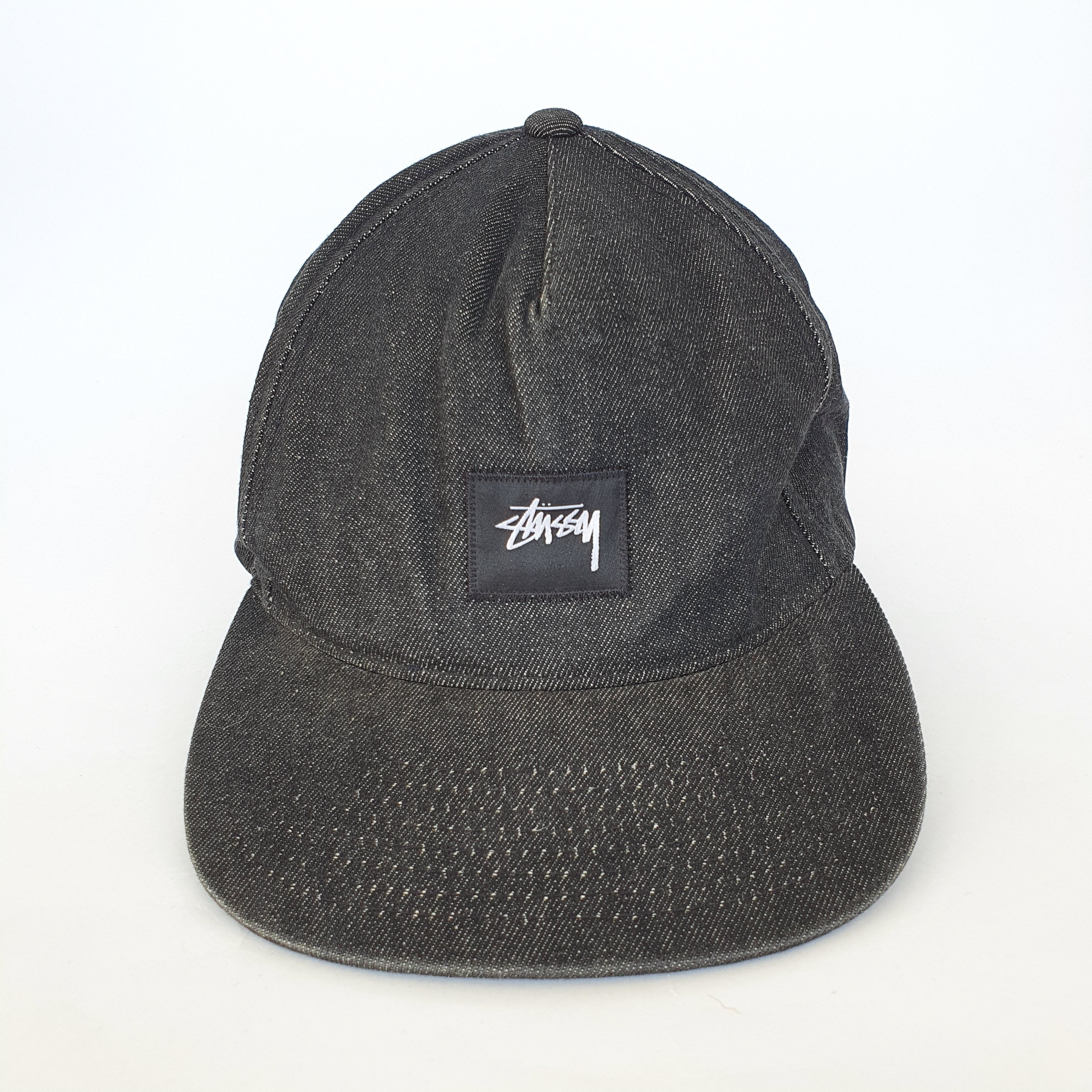 Stussy × Vintage Rare color of denim Stussy small center logo vintage ...