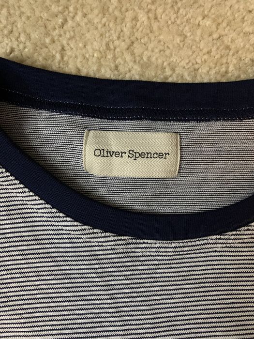 Oliver Spencer Long Sleeve Serra Double Faced Tee | Grailed