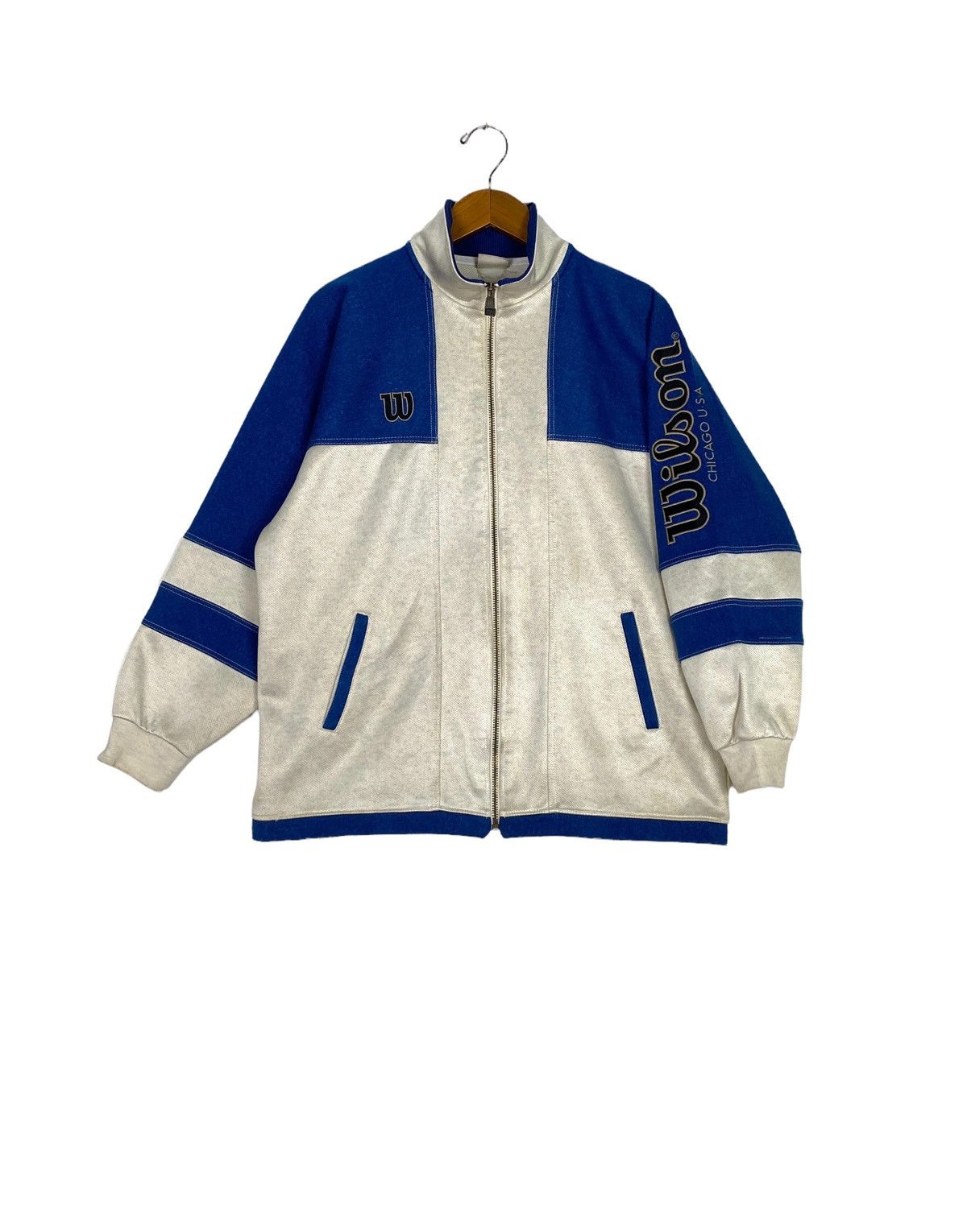 Wilson Athletics Rare‼️Vintage Wilson Zipper Up Training Track Top ...