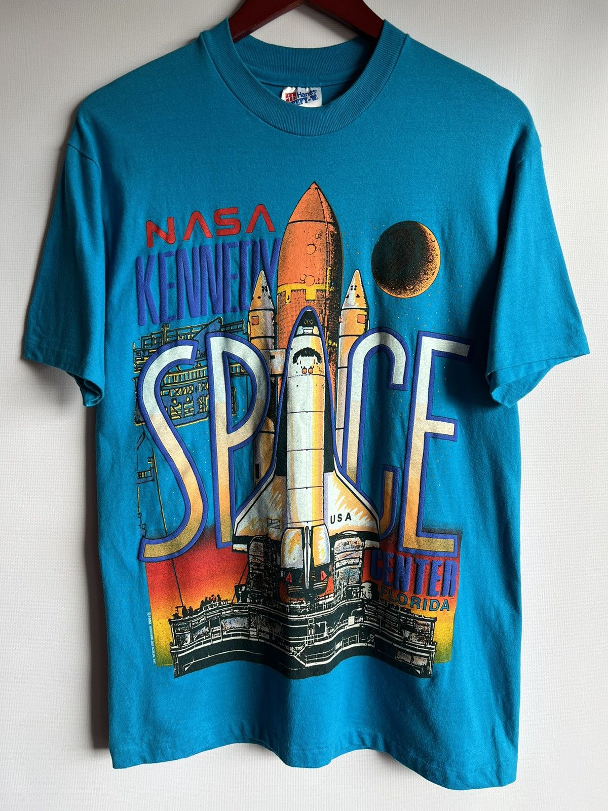 Vintage Vintage NASA Kennedy Space Center Florida 1990 Tee Shirt | Grailed