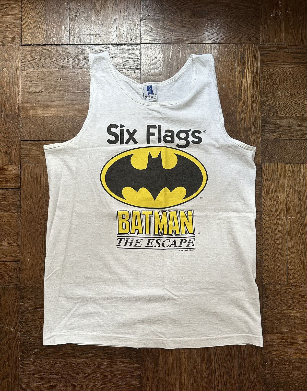 Vintage Vintage Batman The Escape Six Flags Tank Top - 90s Festival ...