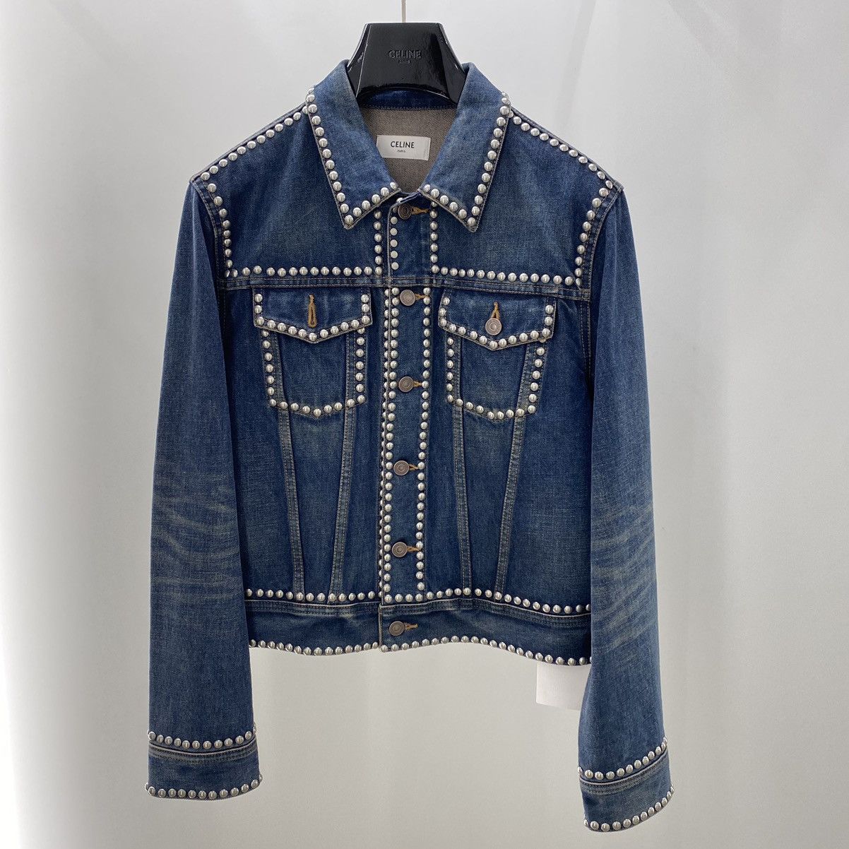 Celine Celine Studded Denim Jacket in XS | Grailed