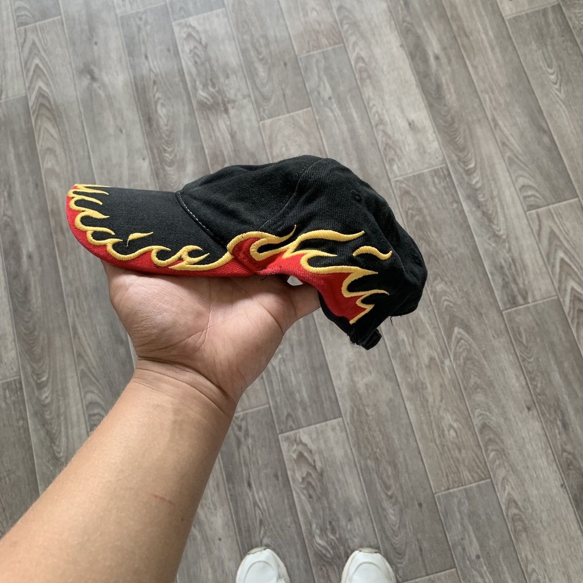 Vintage Avant Garde vintage Flame hype Fire full print cap | Grailed