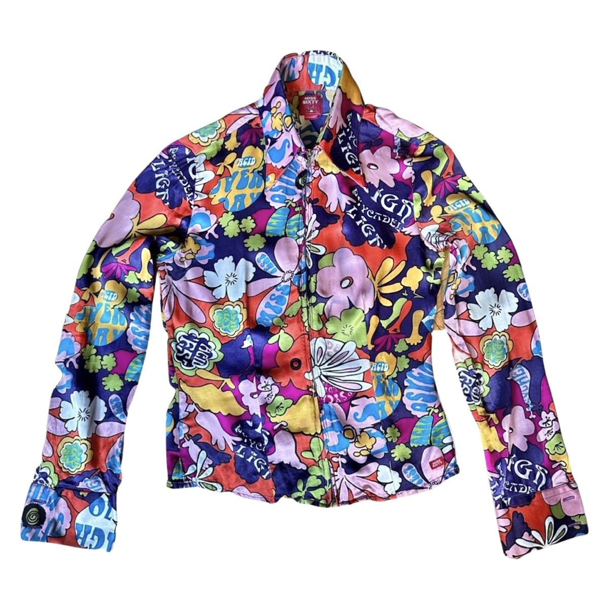 Vintage MISS SIXTY 70S FLOWER POWER JACKET | Grailed