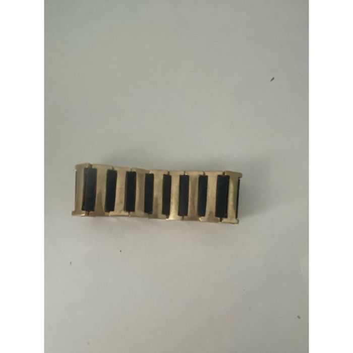Generic Gold and black metal cuff bracelet | Grailed