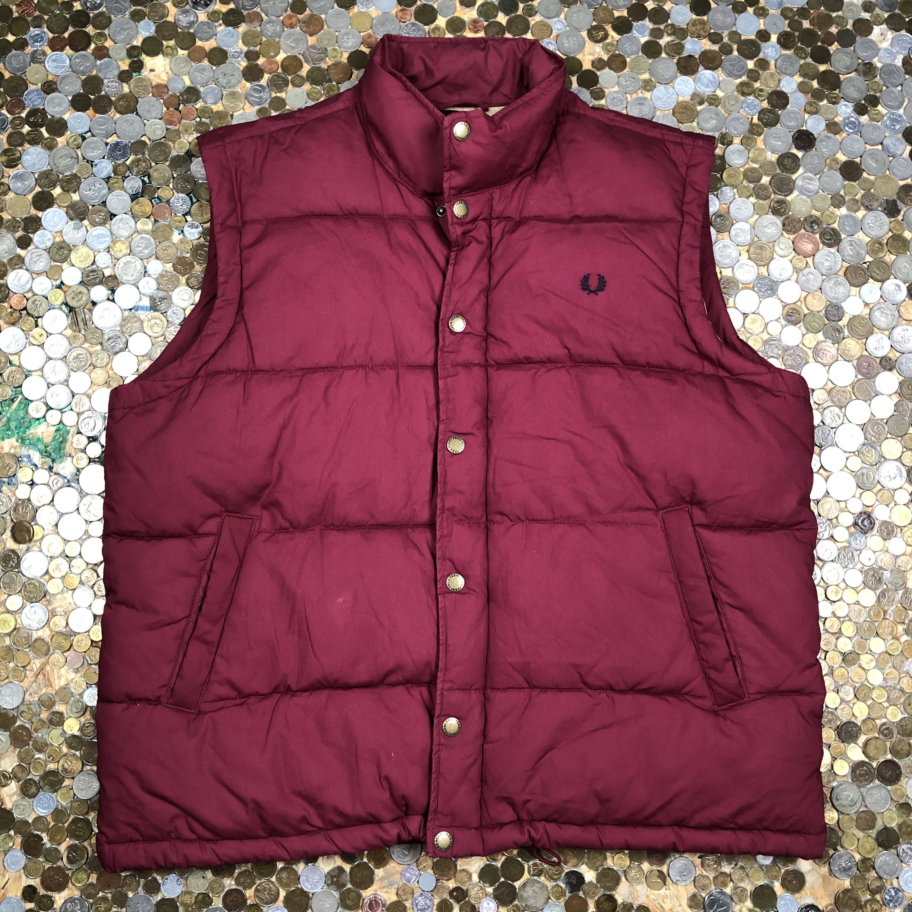 Fred Perry Fred Perry Vintage Puffer Vest 90's | Grailed