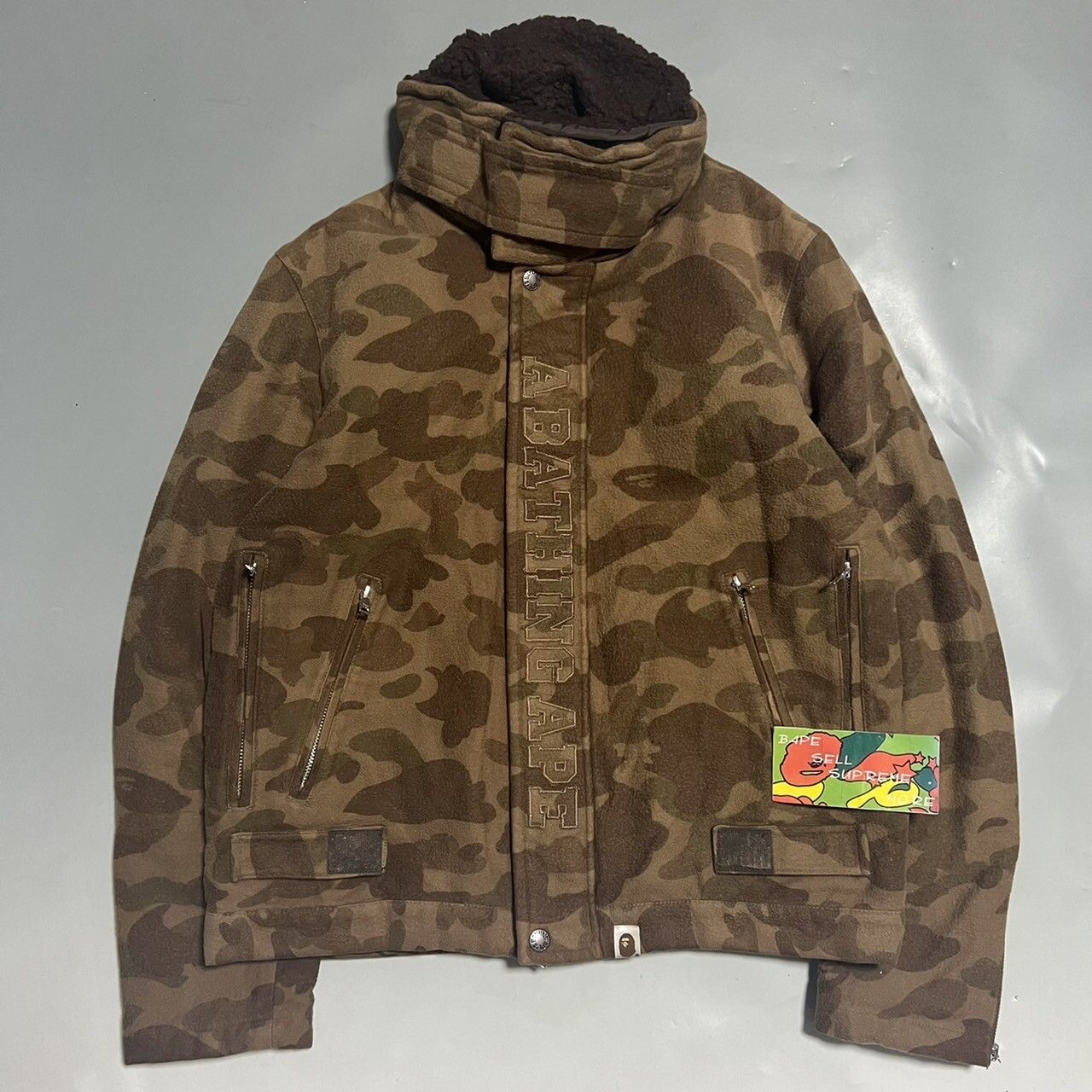 Bape BAPE jacket brown camo | Grailed